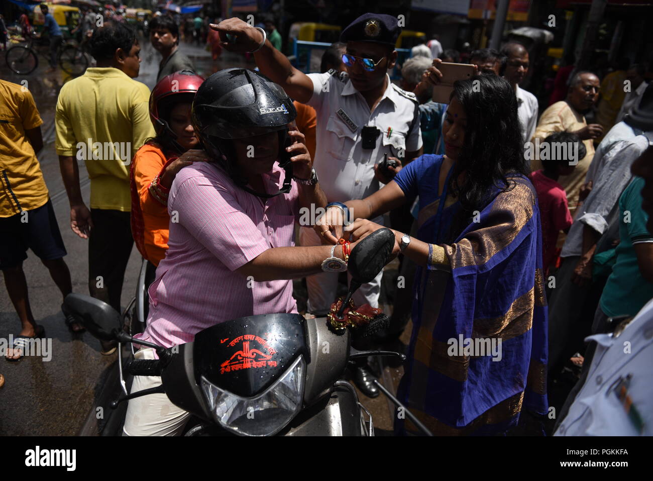Kolkata police traffic guards hi-res stock photography and images - Alamy