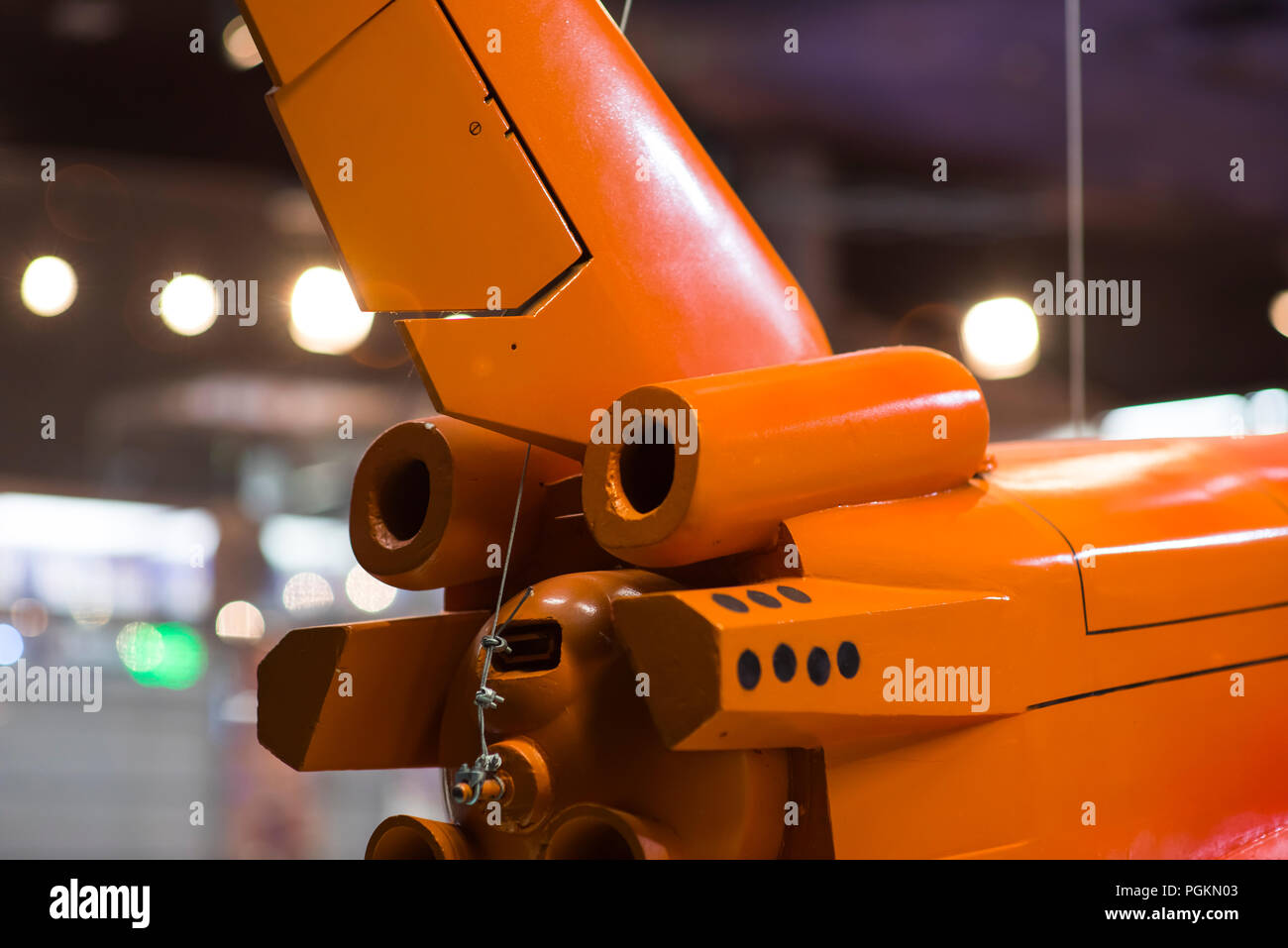 turbine mechanical flying robot transformer Stock Photo - Alamy