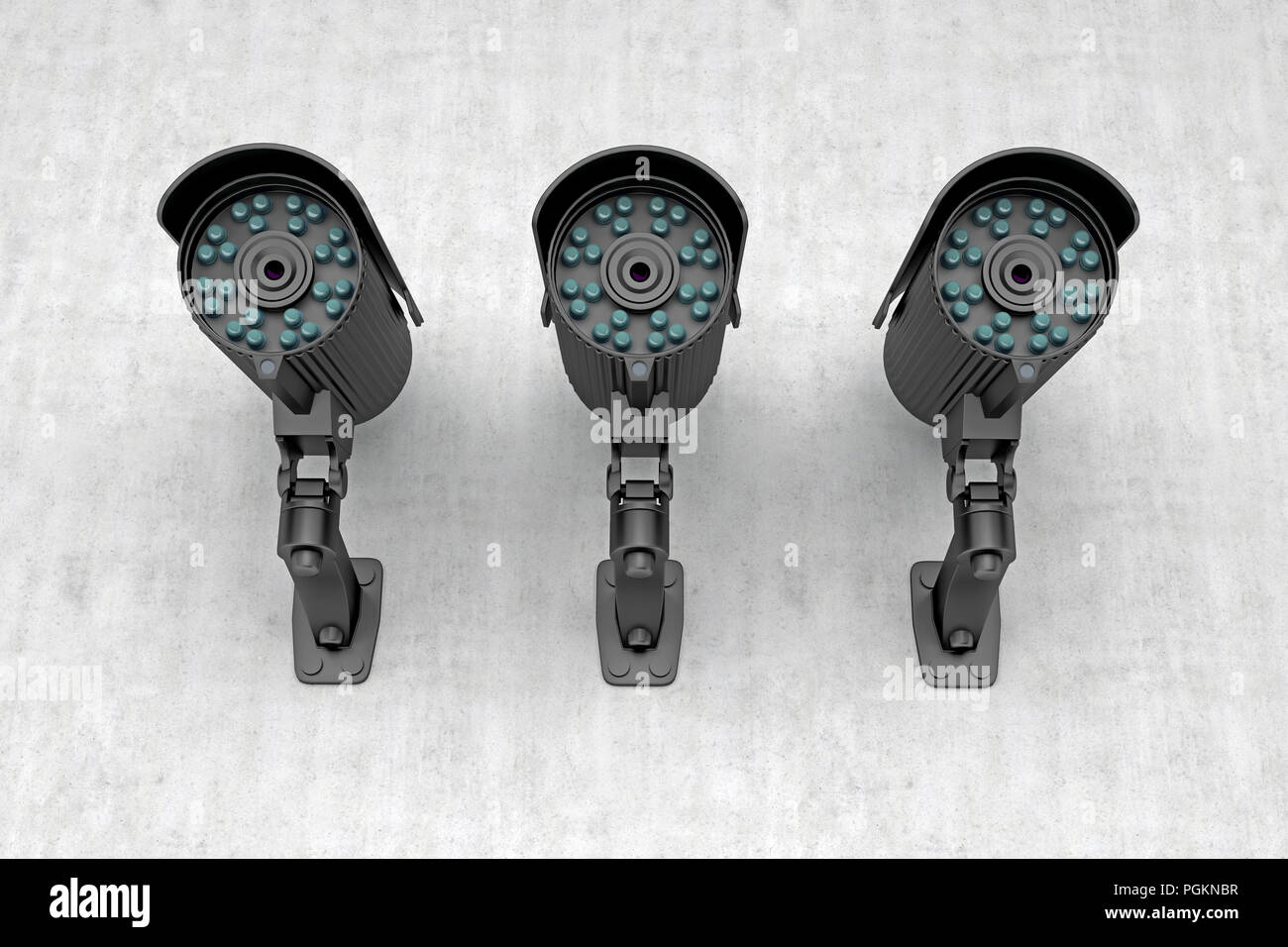 Three surveillance cameras hi-res stock photography and images - Alamy