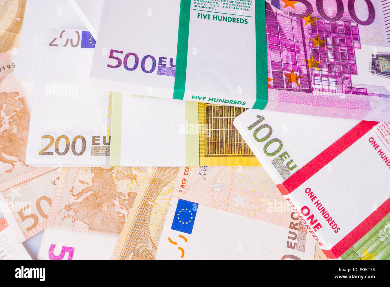 euro banknote as background Stock Photo - Alamy