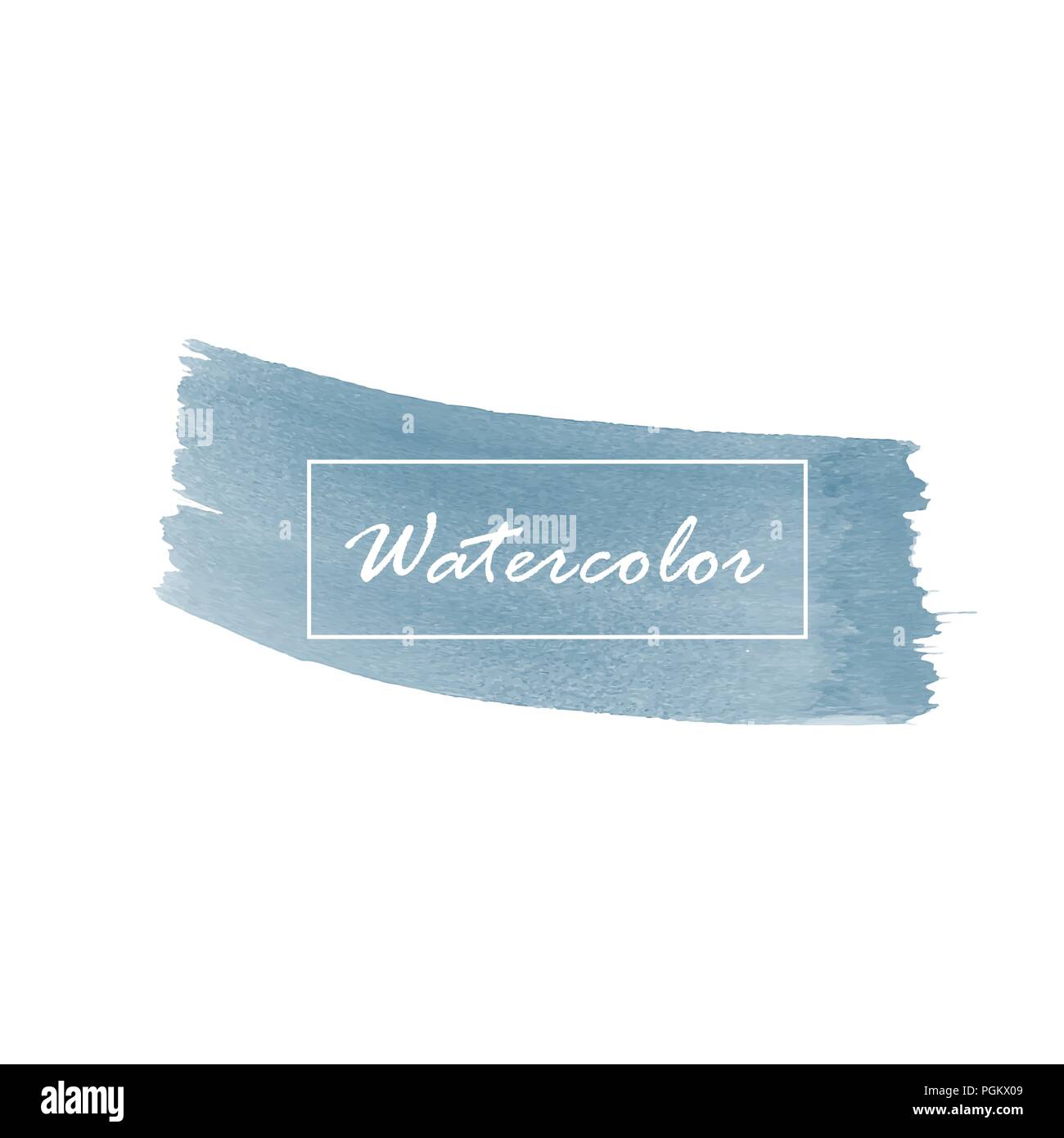 Watercolor blue gray texture Stock Vector Images - Alamy