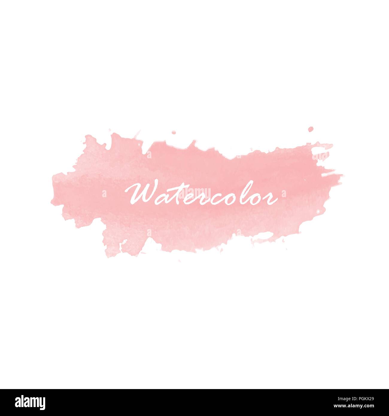 Light pink watercolor Stock Vector Images - Alamy