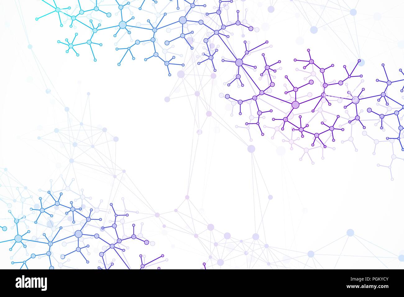 Scientific vector illustration genetic engineering and biotechnology ...