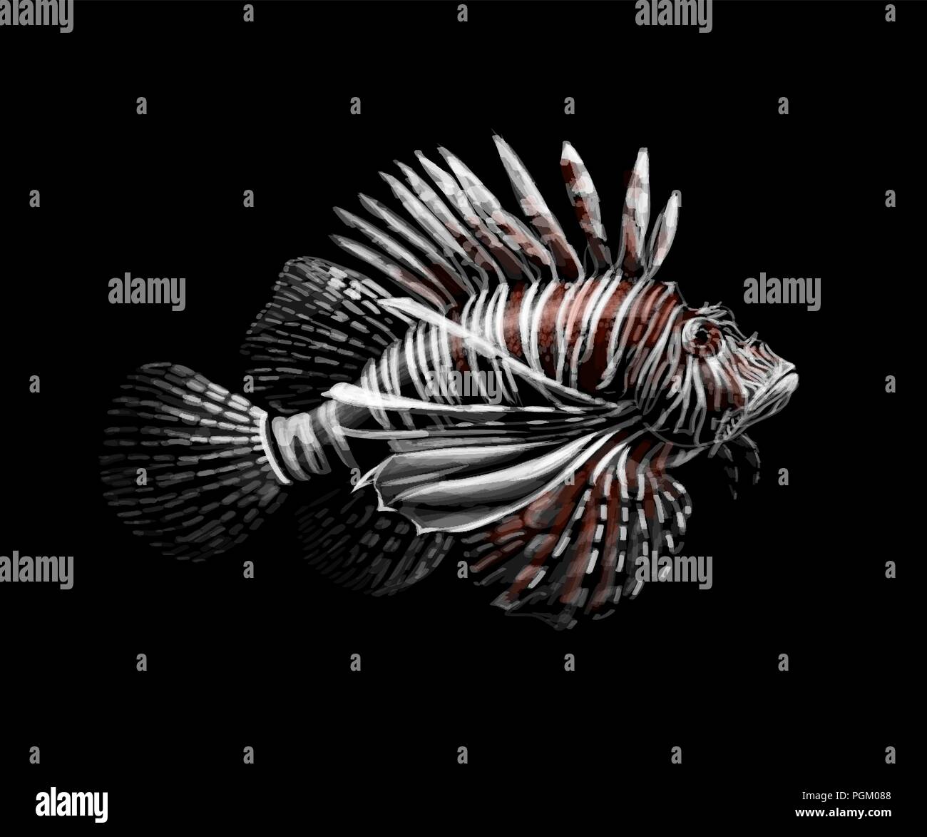 Underwater sea blue life tropical Stock Vector Images - Alamy