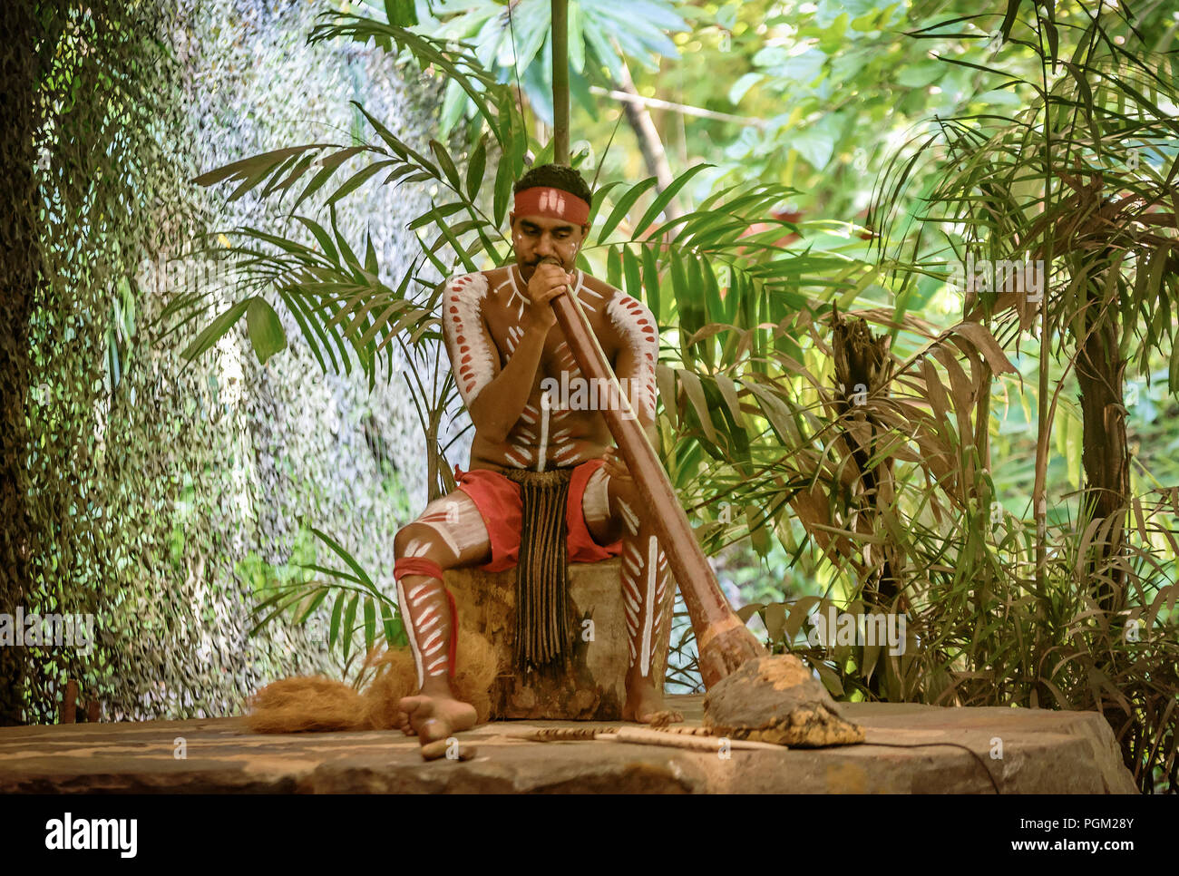 Didgeridoo australian musical instrument hi-res stock photography and ...