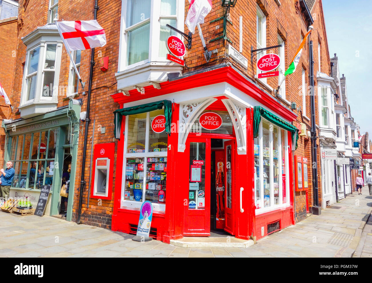 Traditional red Post Office, Lincoln May 2018 Stock Photo - Alamy