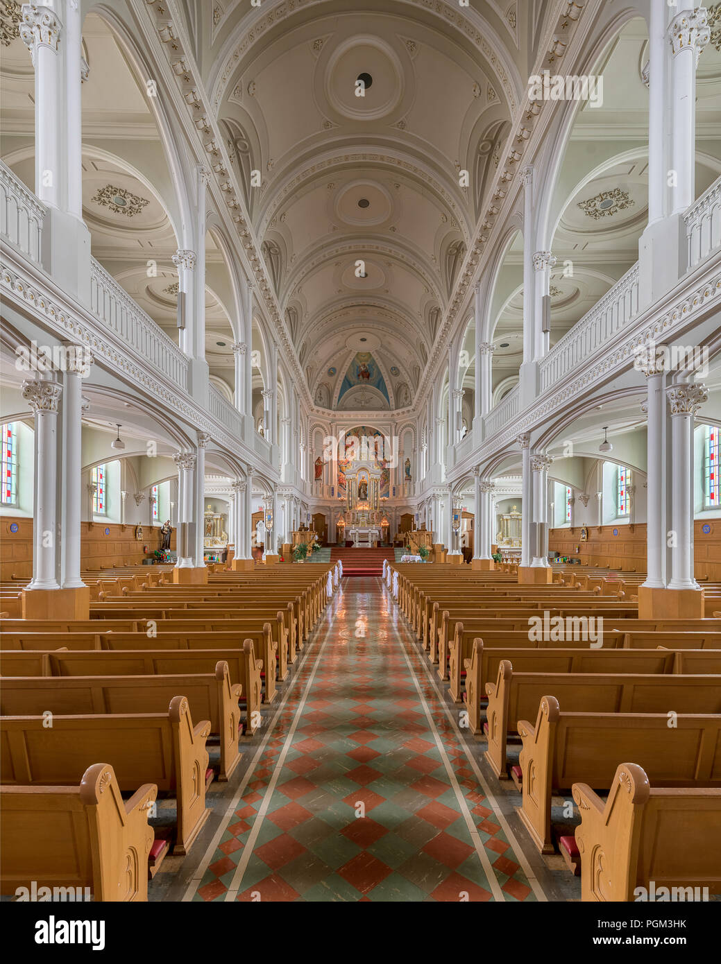 Cheticamp cathedral hi-res stock photography and images - Alamy