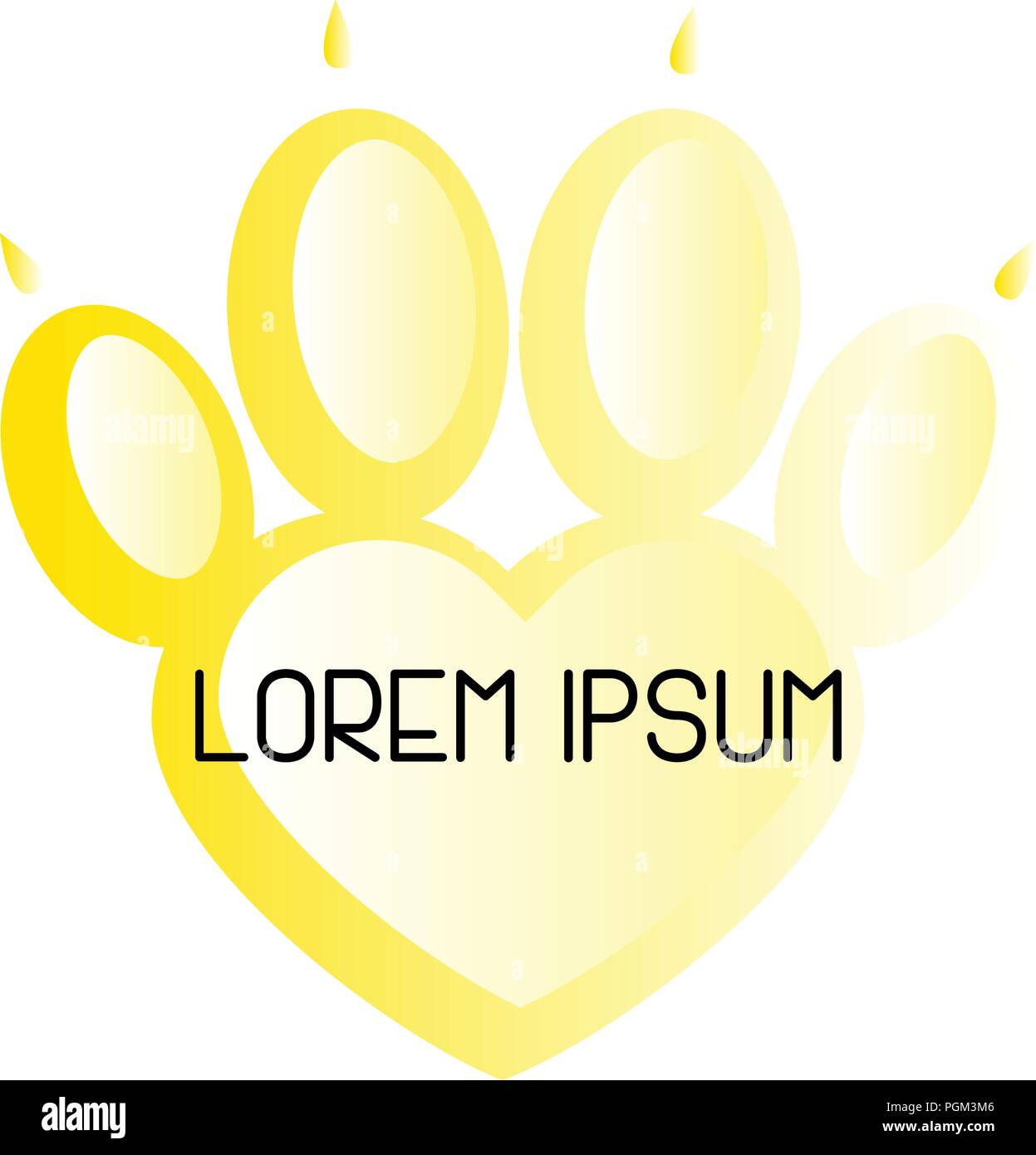 Paw tech logo Stock Vector Images - Alamy