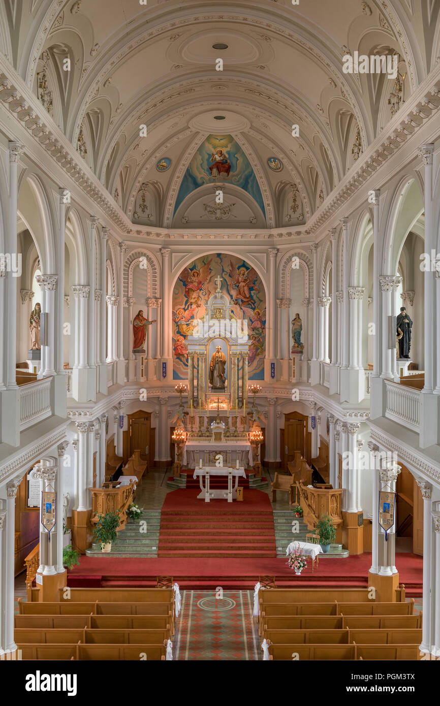 Church in cheticamp in nova hi-res stock photography and images - Alamy