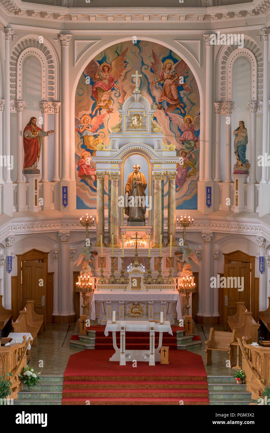 Mural on altar church hi-res stock photography and images - Alamy