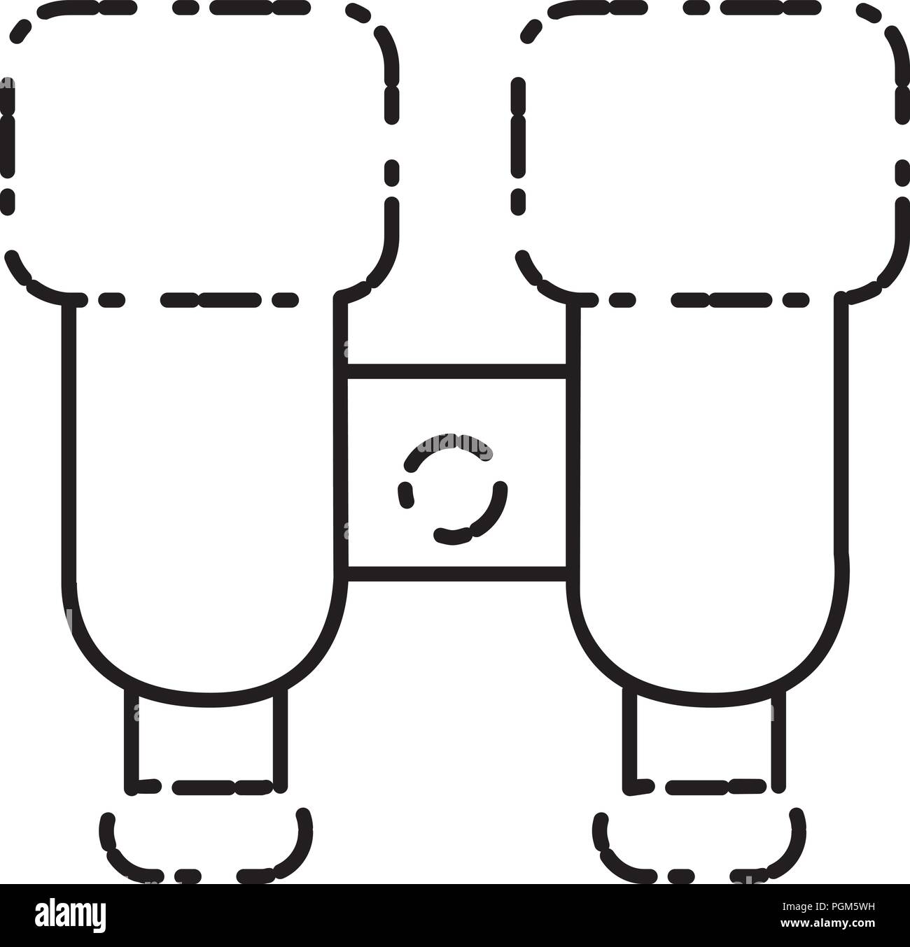 Binocular view Stock Vector Images - Alamy