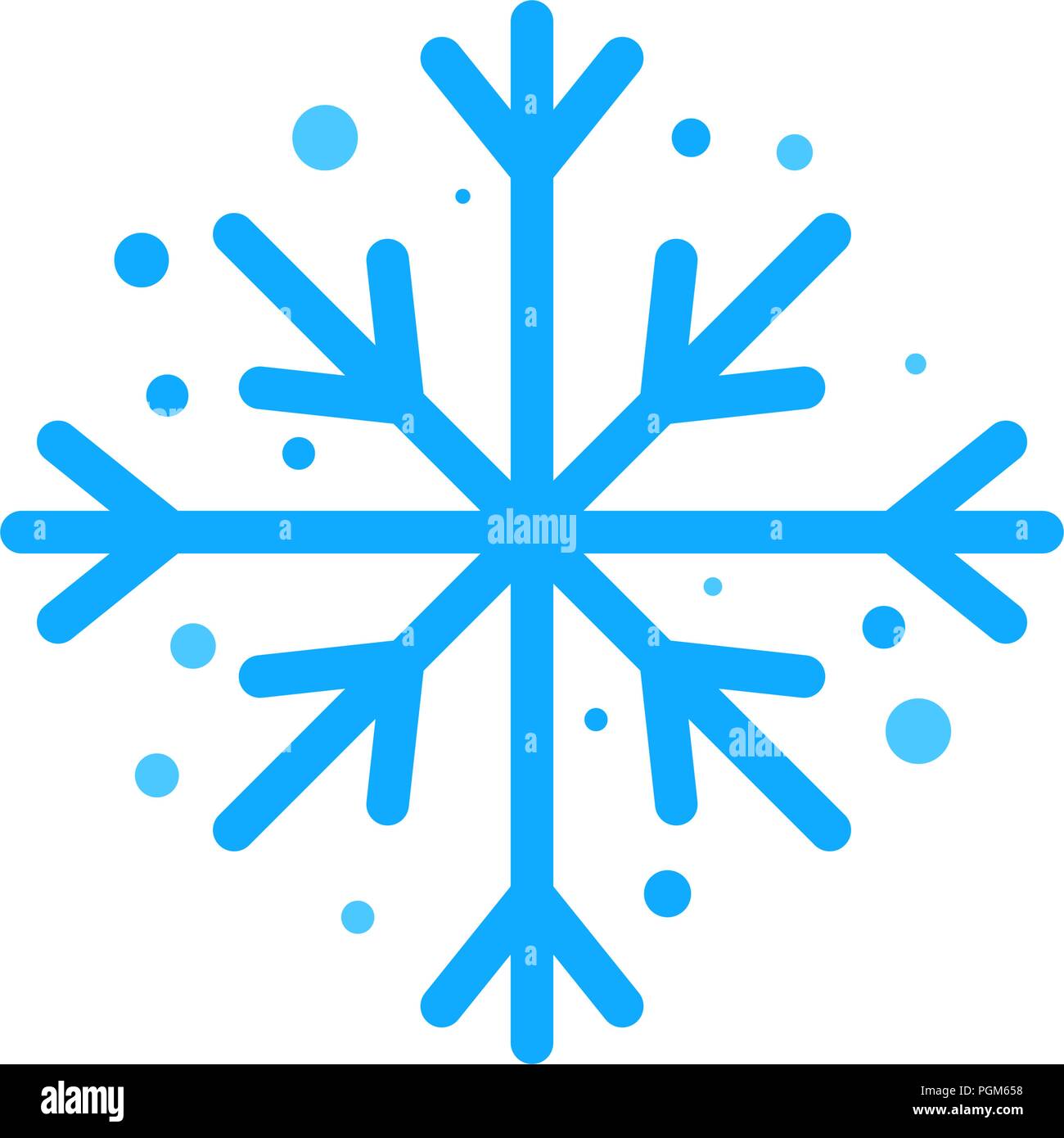 Flat design. Symbol of winter, frozen. New Year holiday. Graphic ...