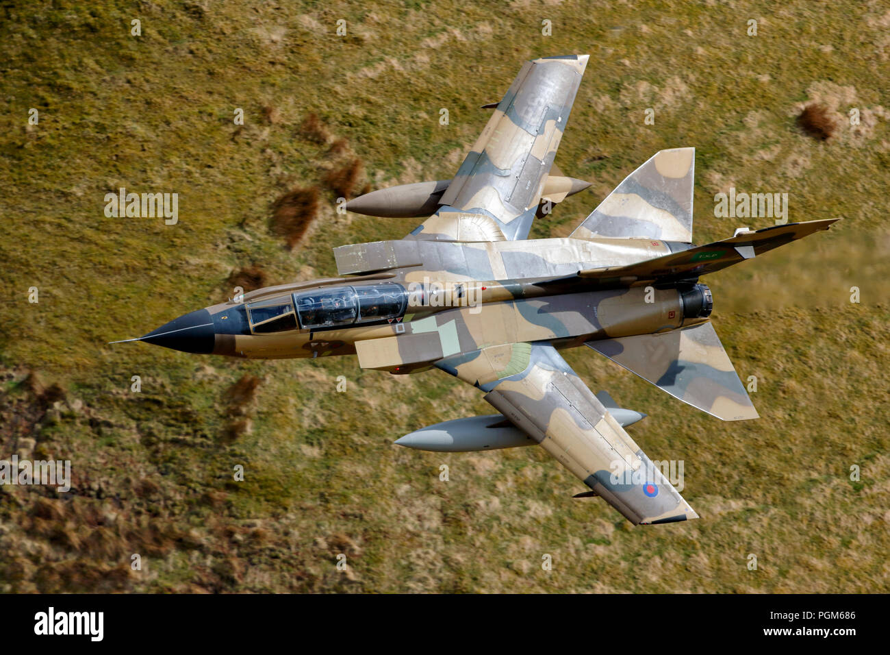 Panavia Tornado IDS ZH917 Royal Saudi Air Force, BAe Warton test pilots ...