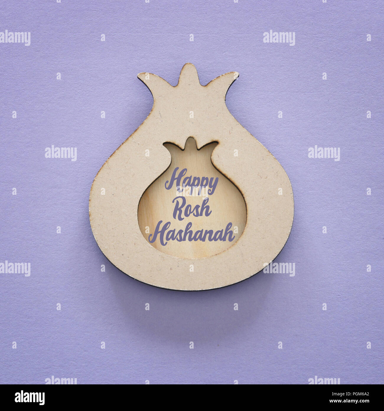 Rosh hashanah (jewish New Year holiday) concept. Traditional symbol ...