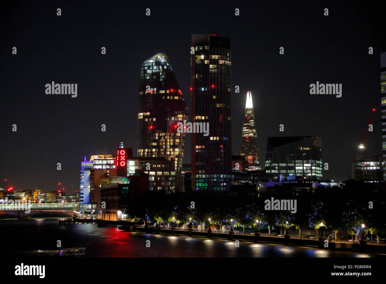 TheVase, Number one Blackfriars, The OXO building and the South Bank ...