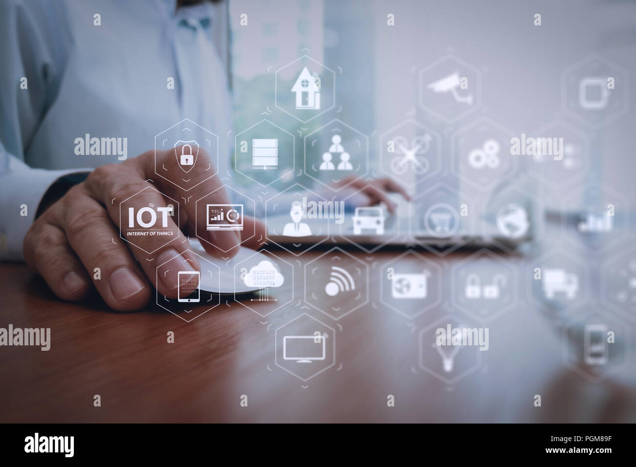 Internet of Things (IOT) technology with AR (Augmented Reality) on VR ...