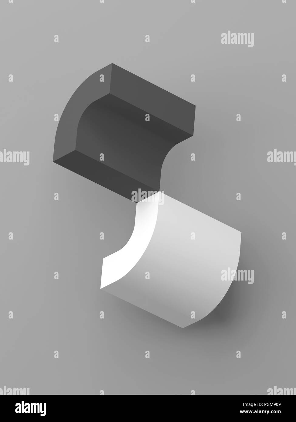 Geometry of solid objects Black and White Stock Photos & Images - Alamy
