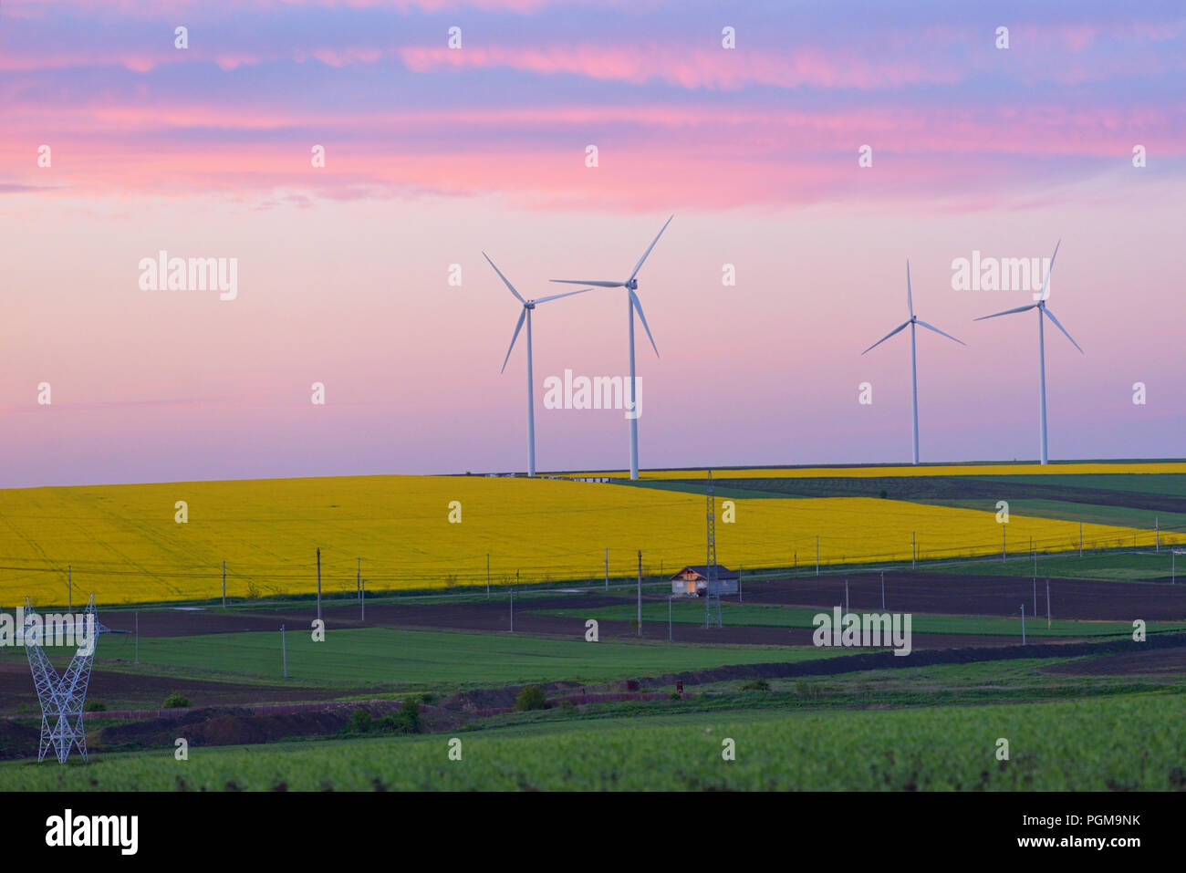 Romania wind farm hi-res stock photography and images - Alamy
