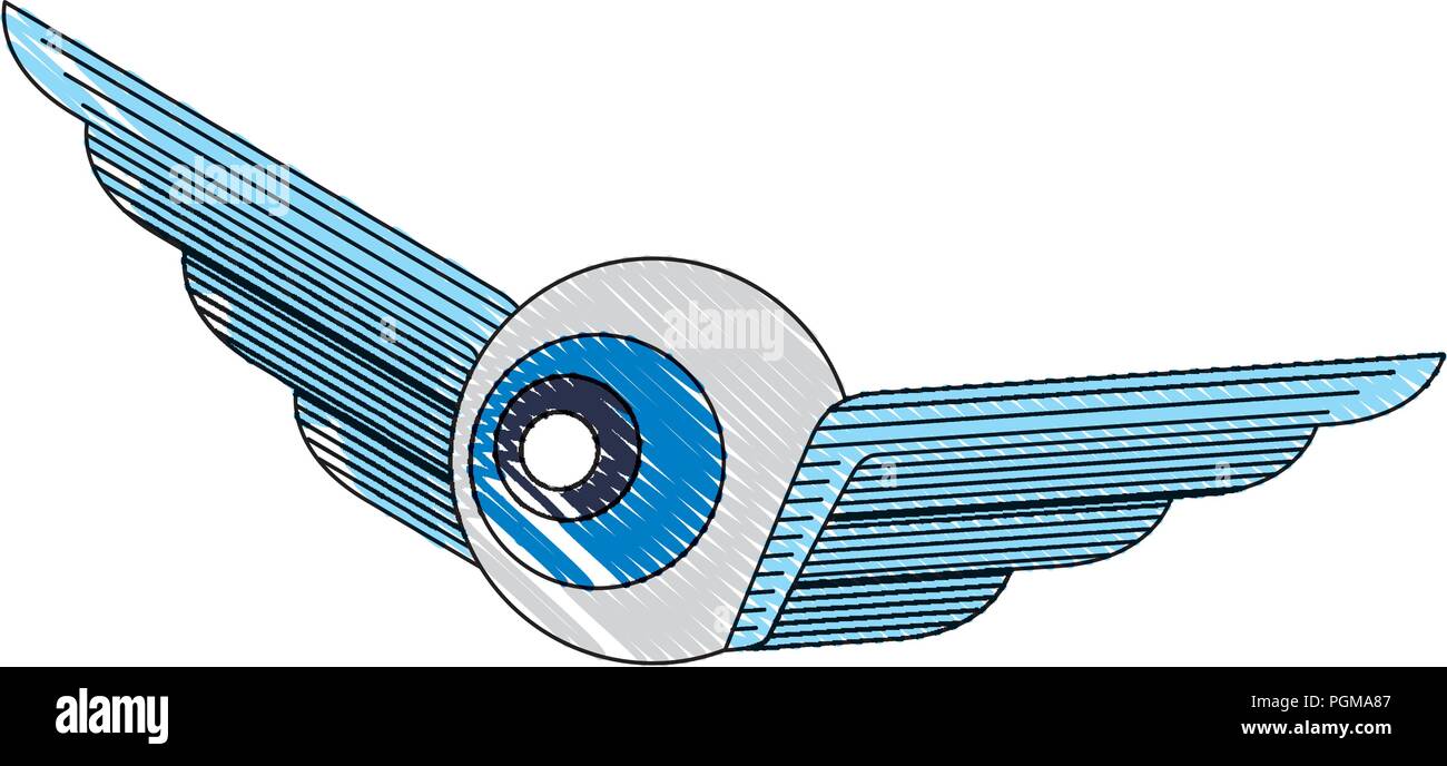 creativity wings eye design idea image vector illustration Stock Vector ...