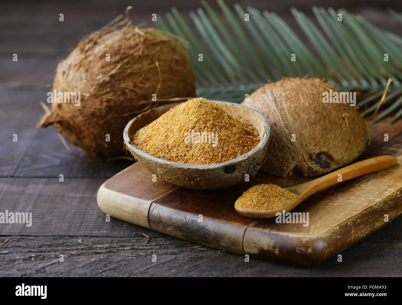 natural organic coconut sugar Stock Photo - Alamy