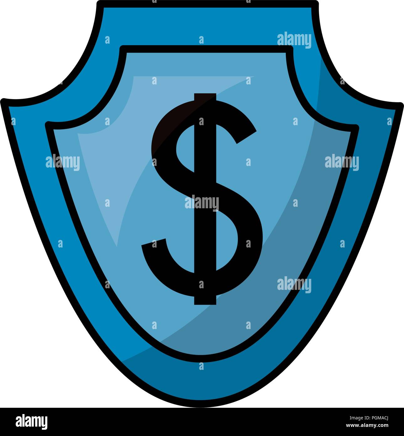 currency such as shield dollar symbol foreign exchange vector ...