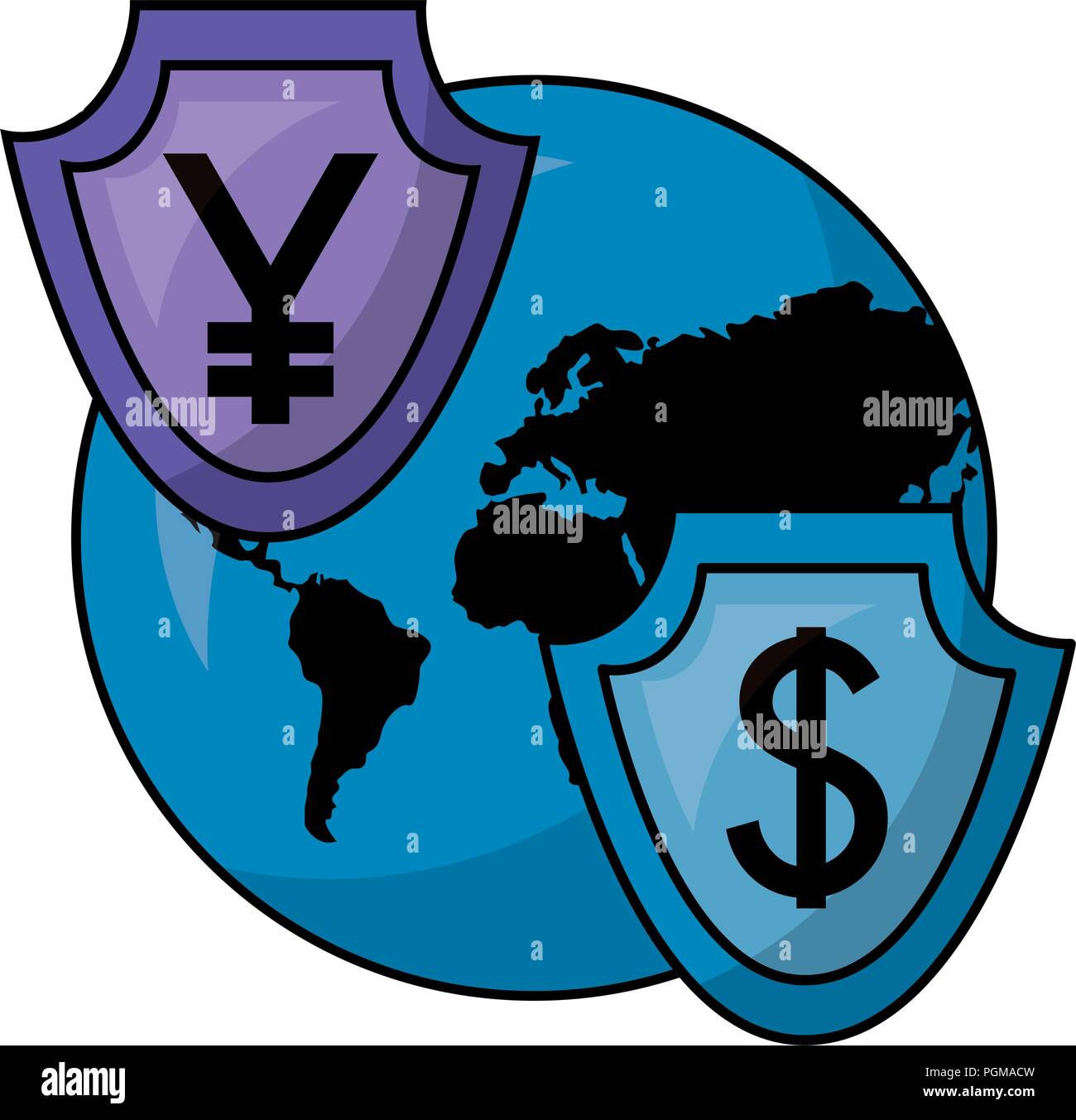 Various money world Stock Vector Images - Alamy