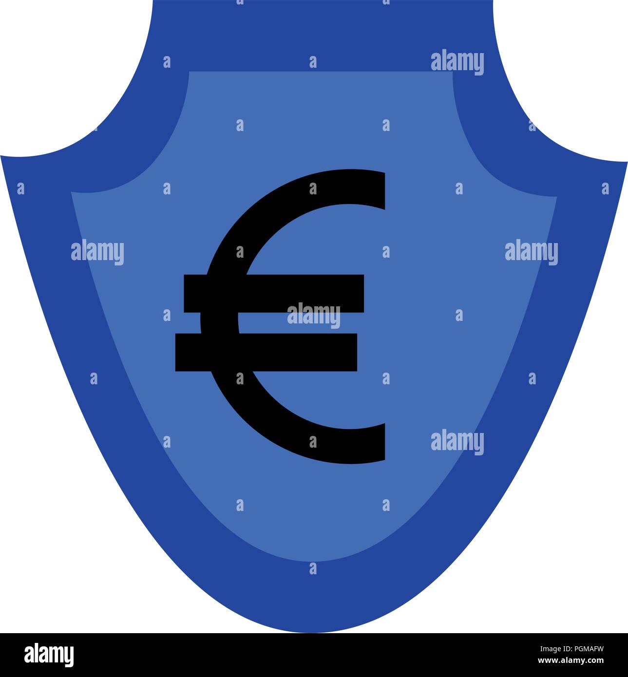 currency such as shield euro symbol foreign exchange vector ...