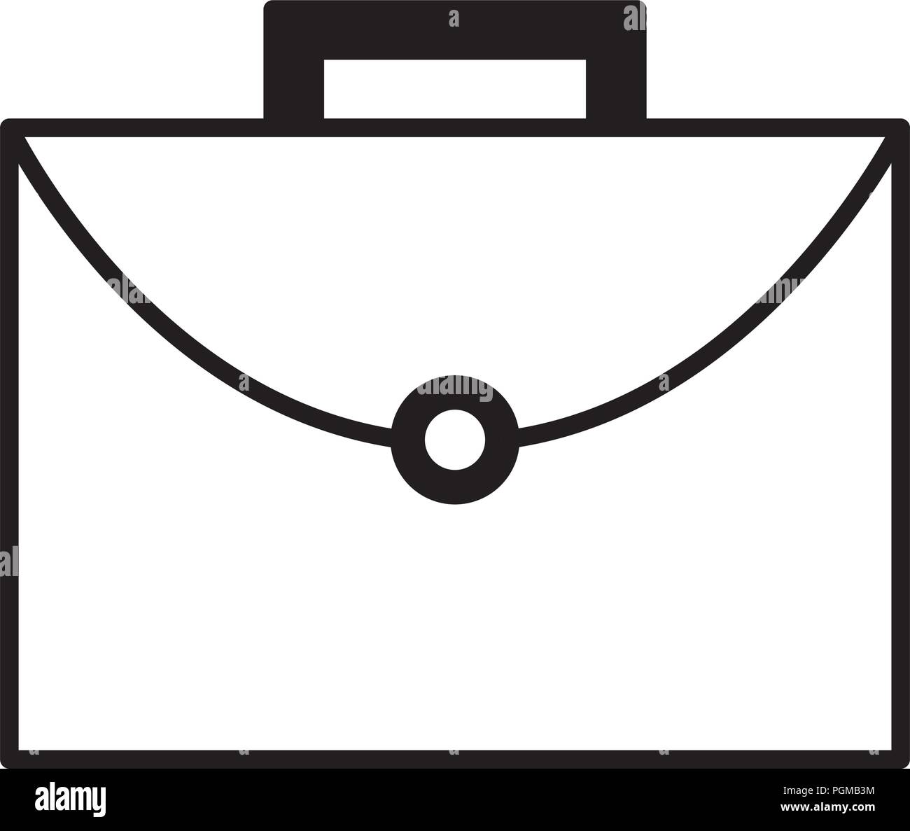 business briefcase work office icon vector illustration Stock Vector ...