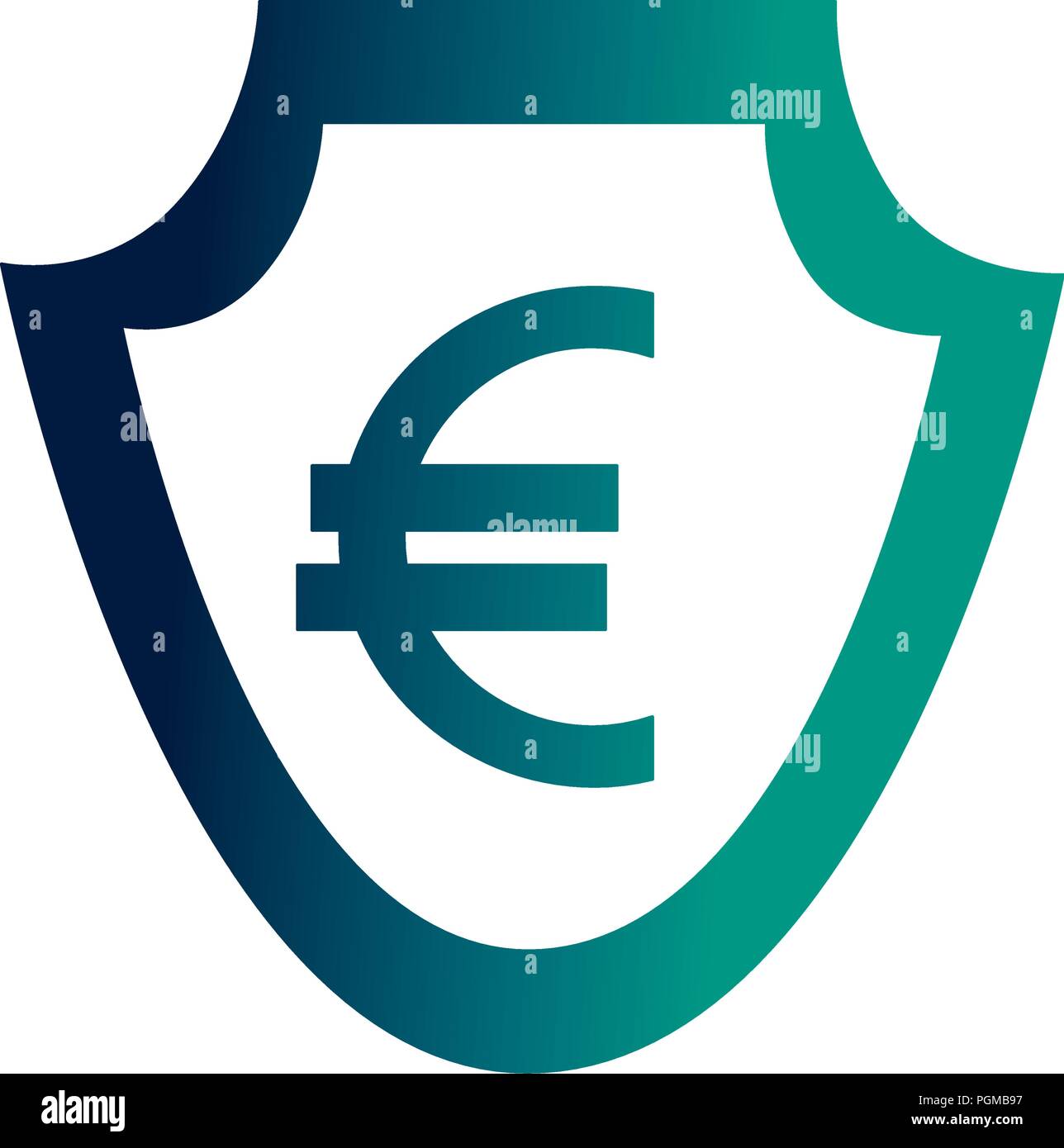 currency such as shield euro symbol foreign exchange vector ...