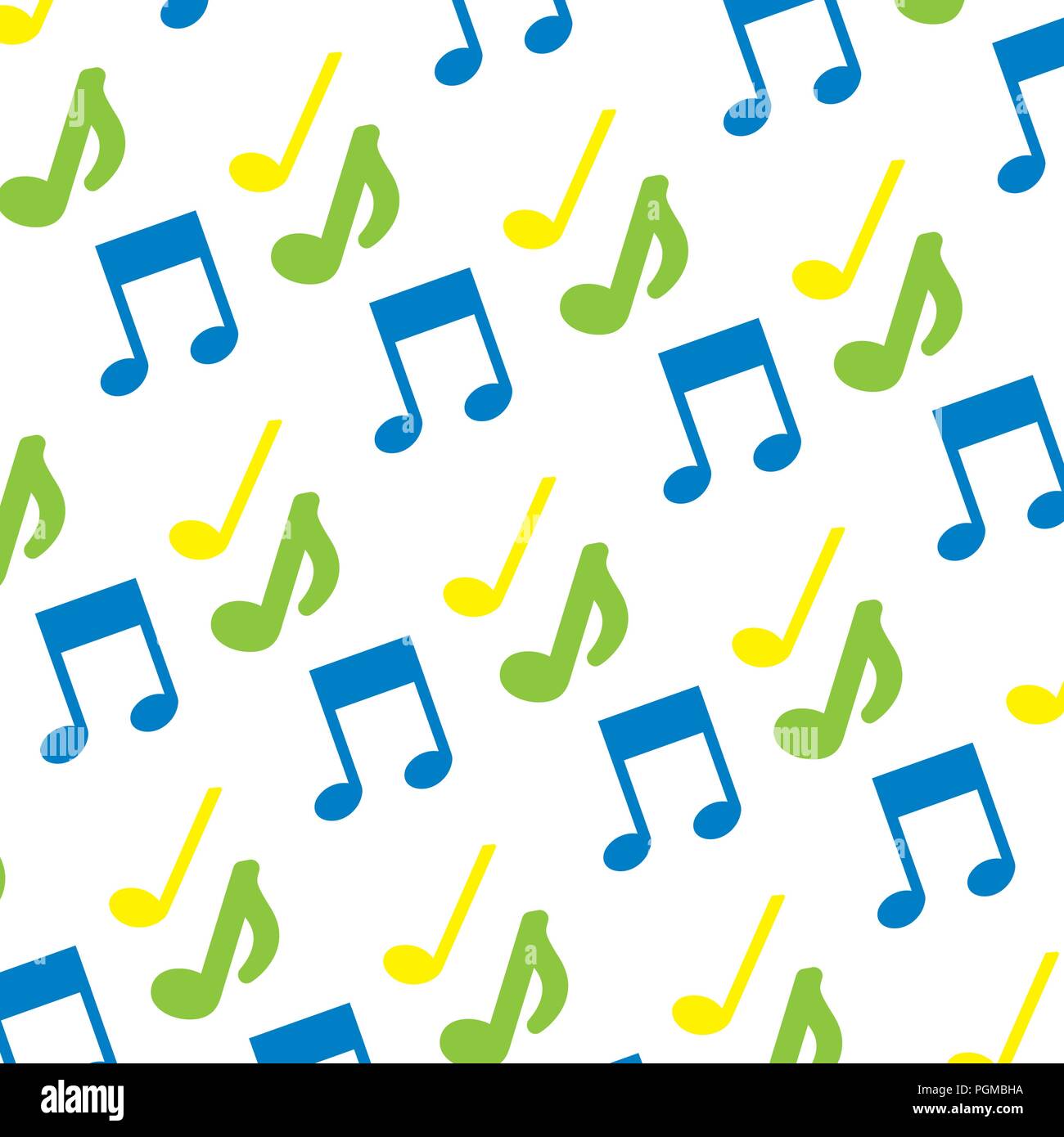 music note icon pattern vector illustration design Stock Vector Image ...
