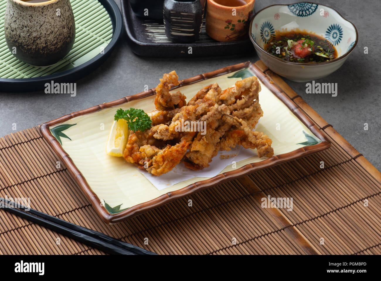Japanese food - Soft shell crab Stock Photo - Alamy