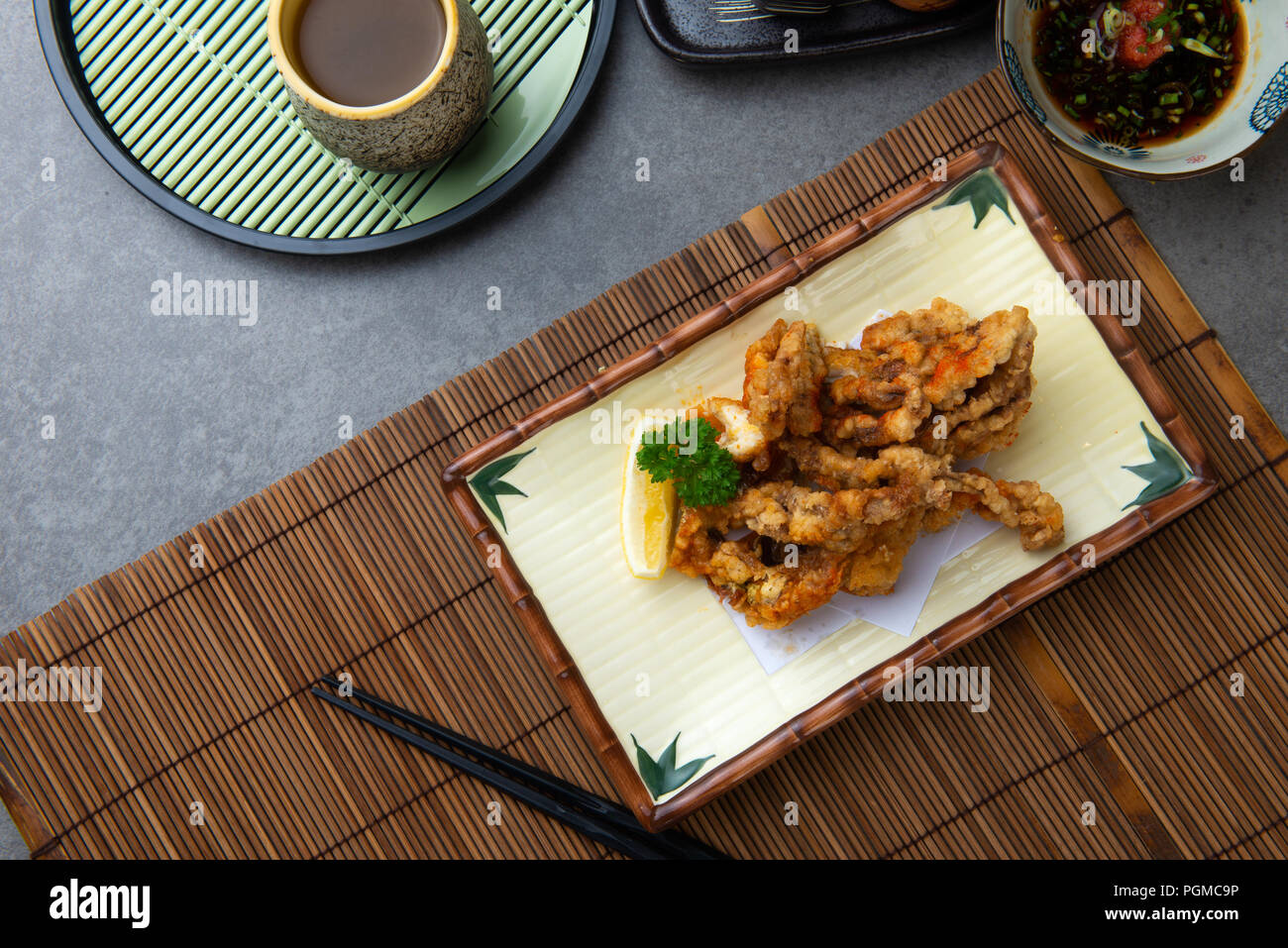 Japanese food - Soft shell crab Stock Photo - Alamy