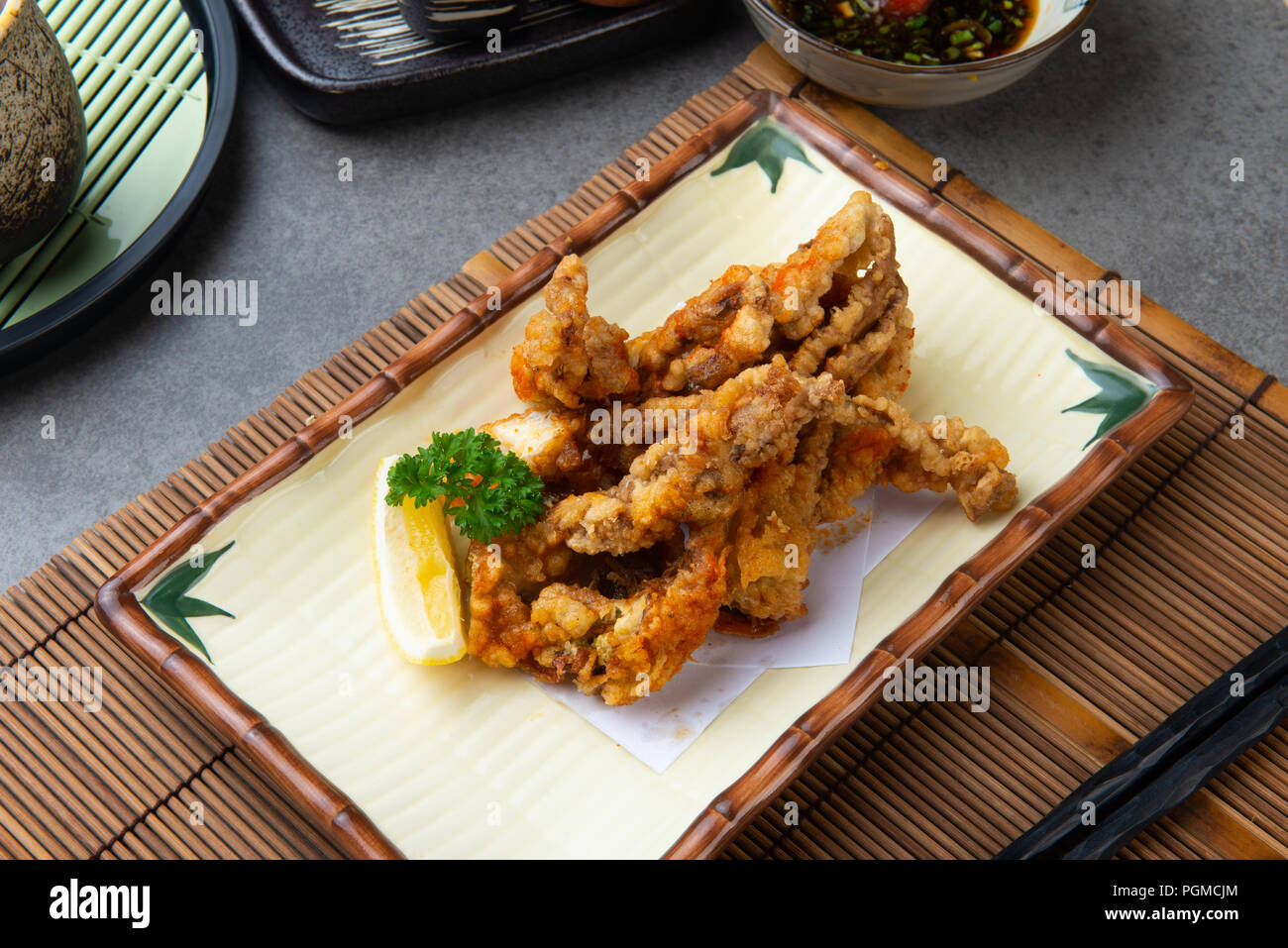 Deep fried soft shell crab hi-res stock photography and images - Alamy
