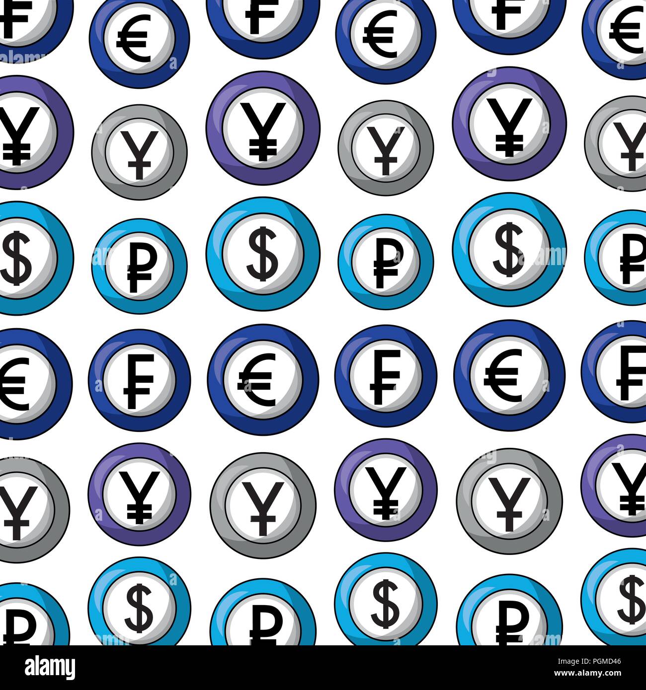 Cryptocurrency wallpaper Stock Vector Images - Alamy