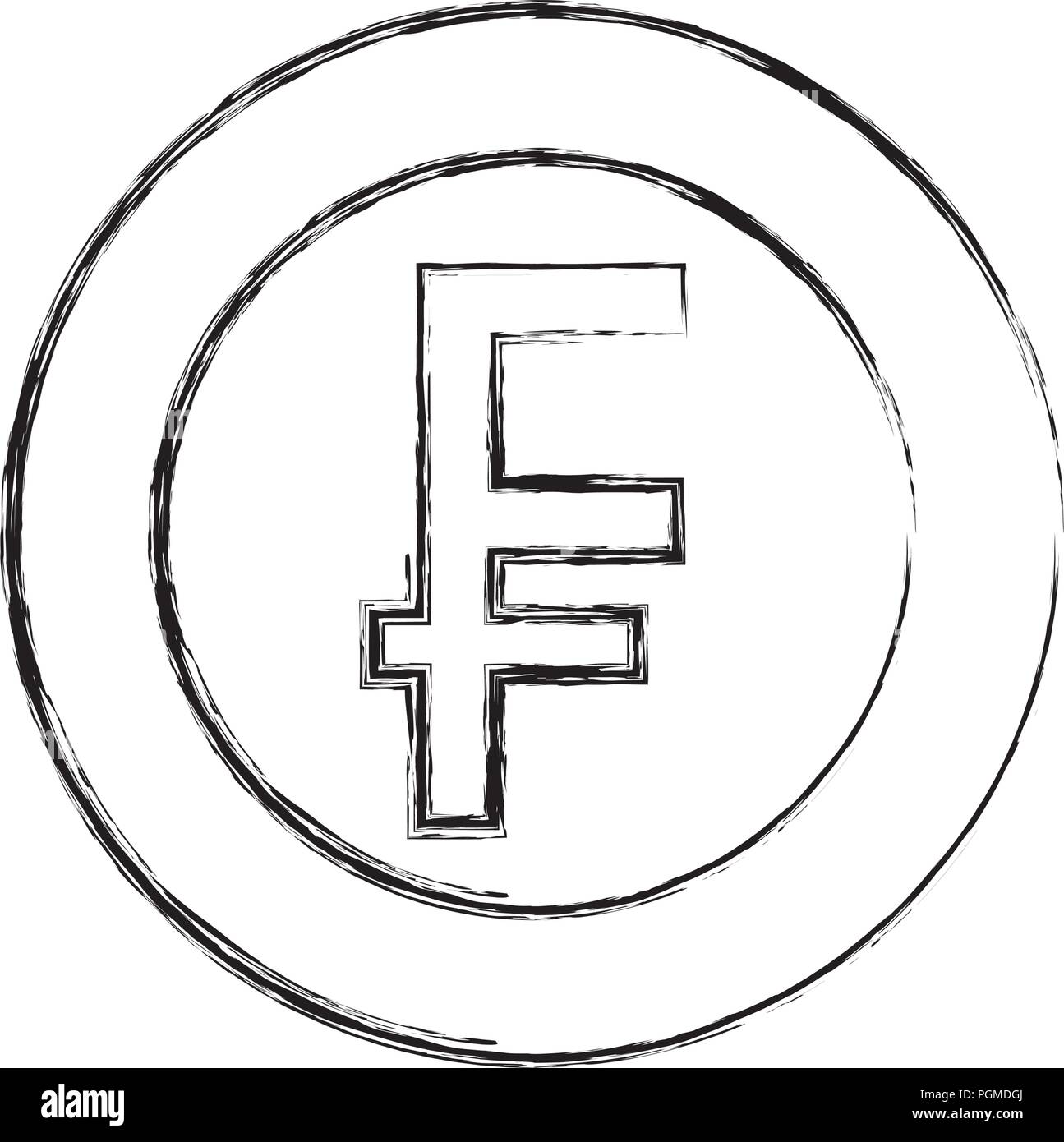 coin currency sign franc money swiss Stock Vector Image & Art - Alamy