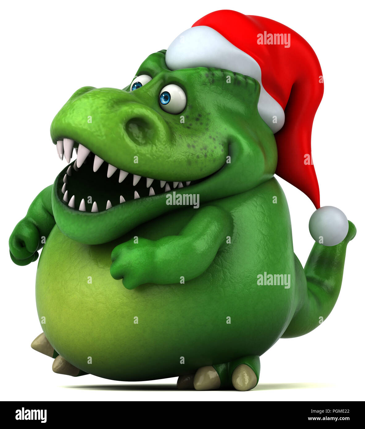 Fun dinosaur- 3D Illustration Stock Photo - Alamy