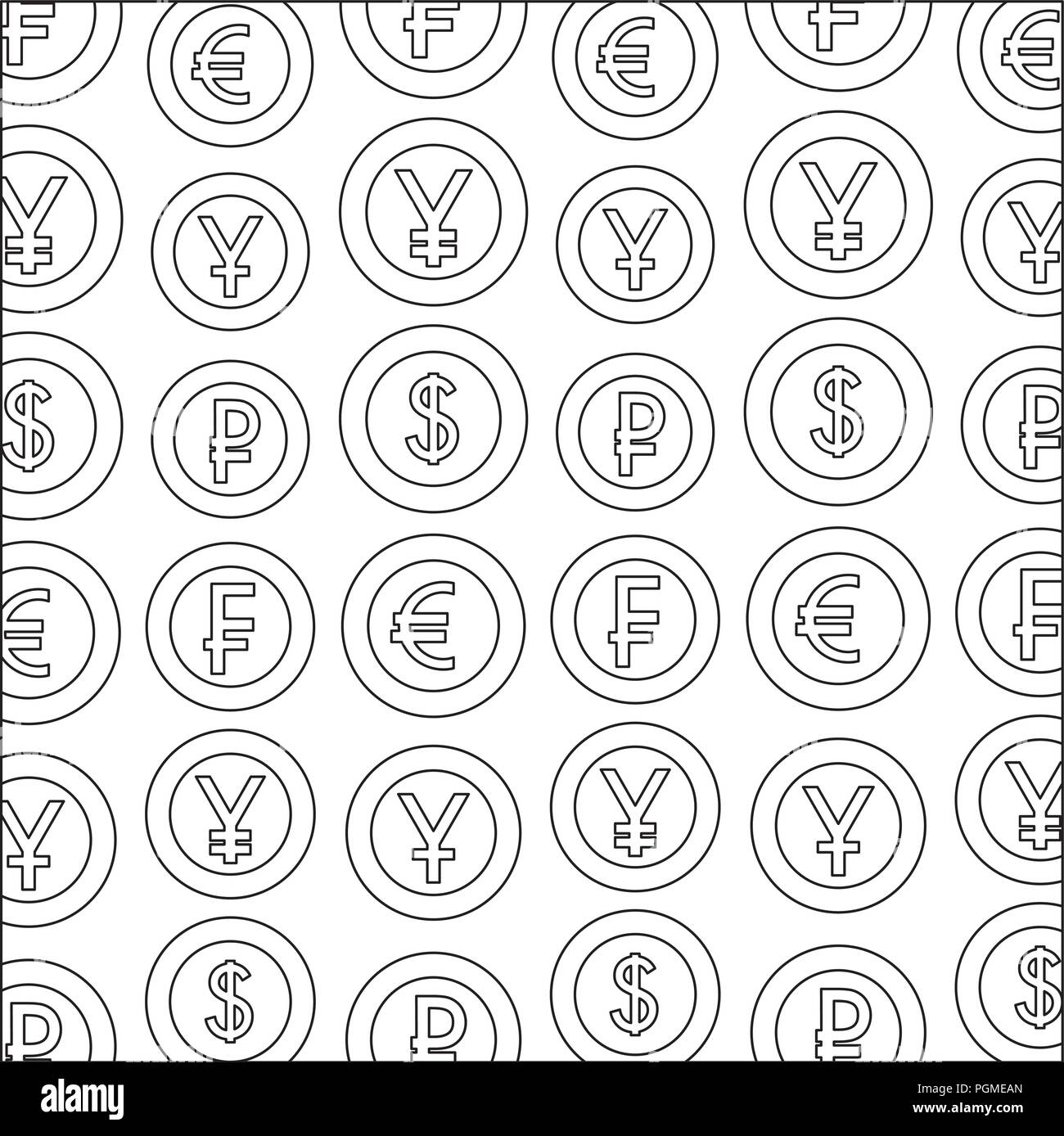 Cryptocurrency backdrop Black and White Stock Photos & Images - Alamy