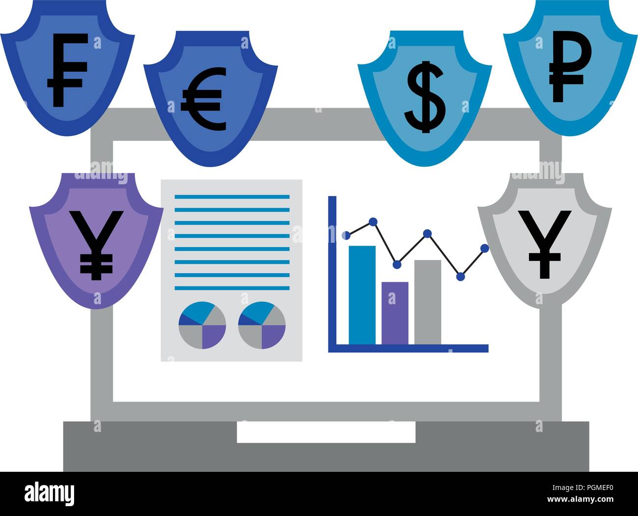 Foreign exchange market analysis Stock Vector Images - Alamy