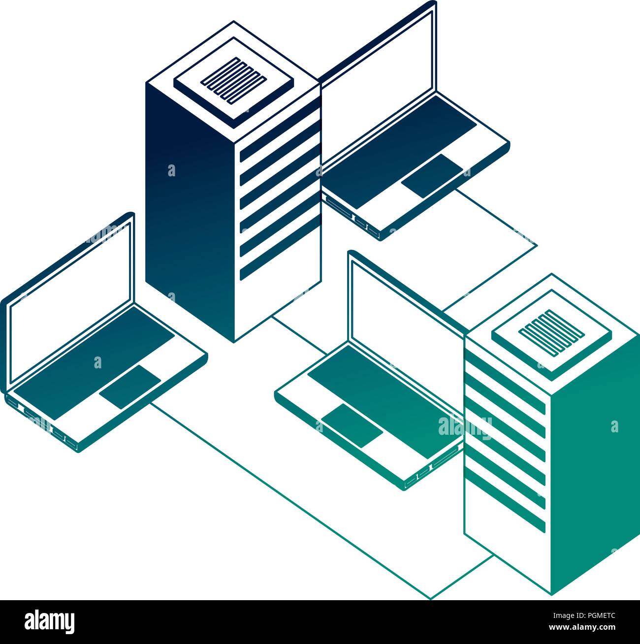 Network diagnostics Stock Vector Images - Alamy