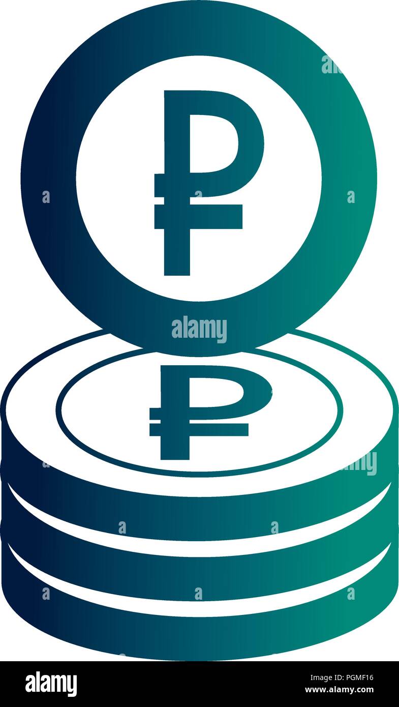 Money pile russian ruble Stock Vector Images - Alamy