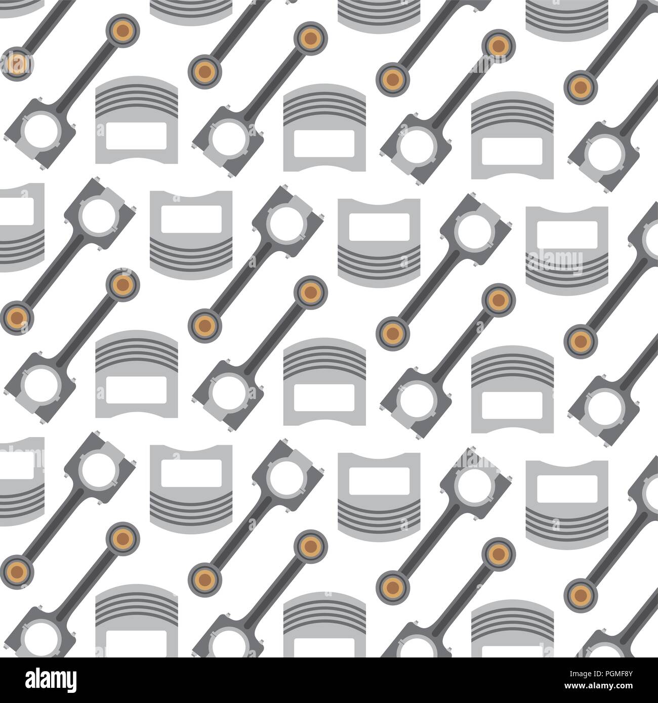 piston and valve engine pieces pattern Stock Vector Image & Art - Alamy