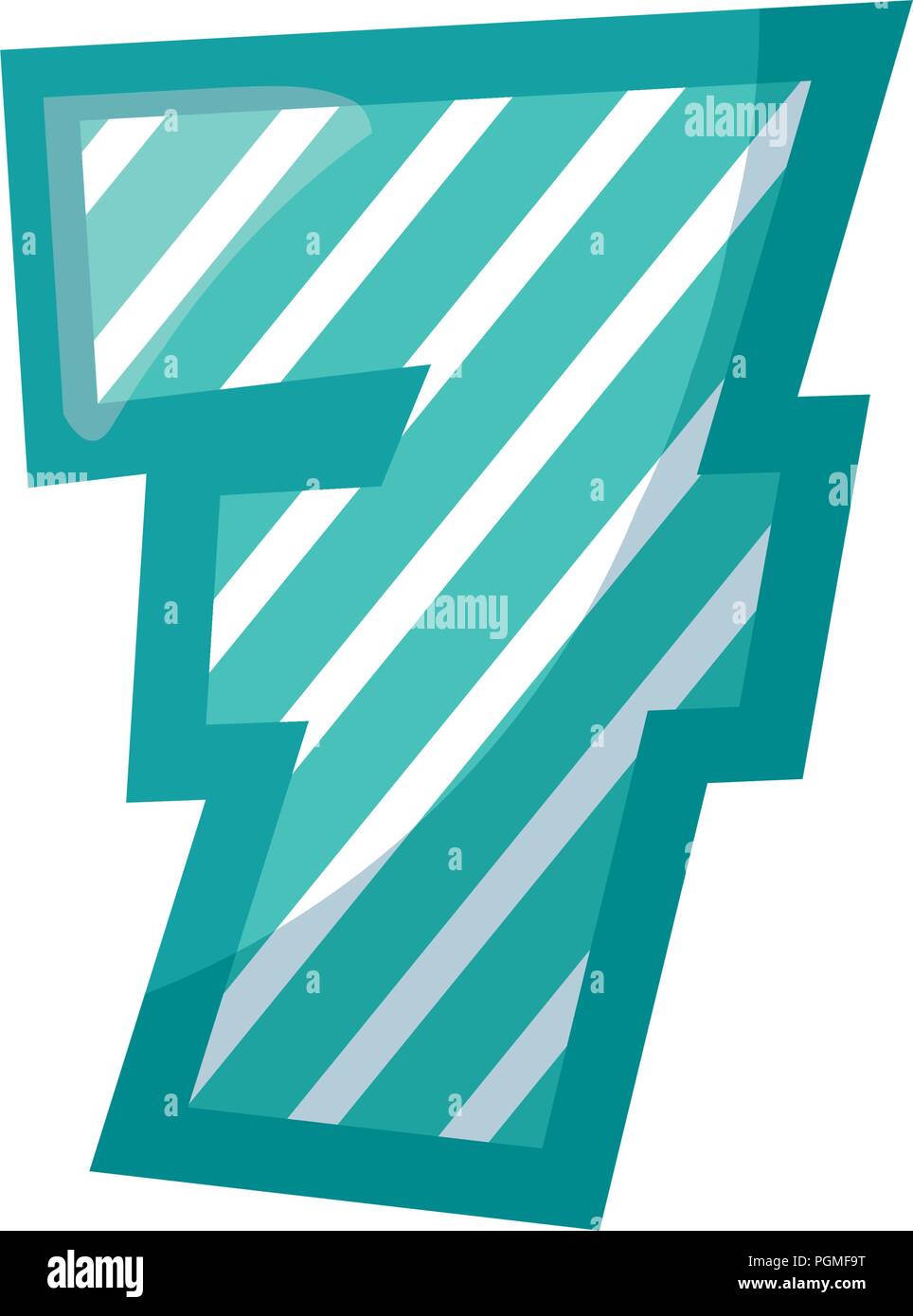 number seven comic style Stock Vector Image & Art - Alamy