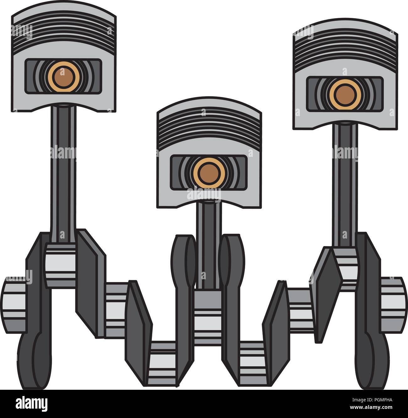 Car Pieces Stock Vector Images - Alamy