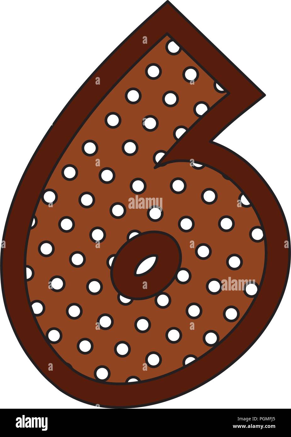 number six comic style Stock Vector Image & Art - Alamy