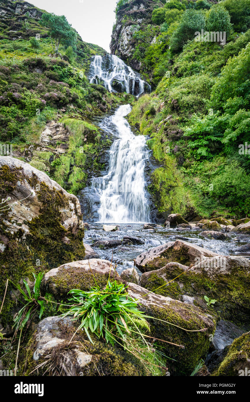 This is Assaranca Waterfall located on the west coast of Donegal ...