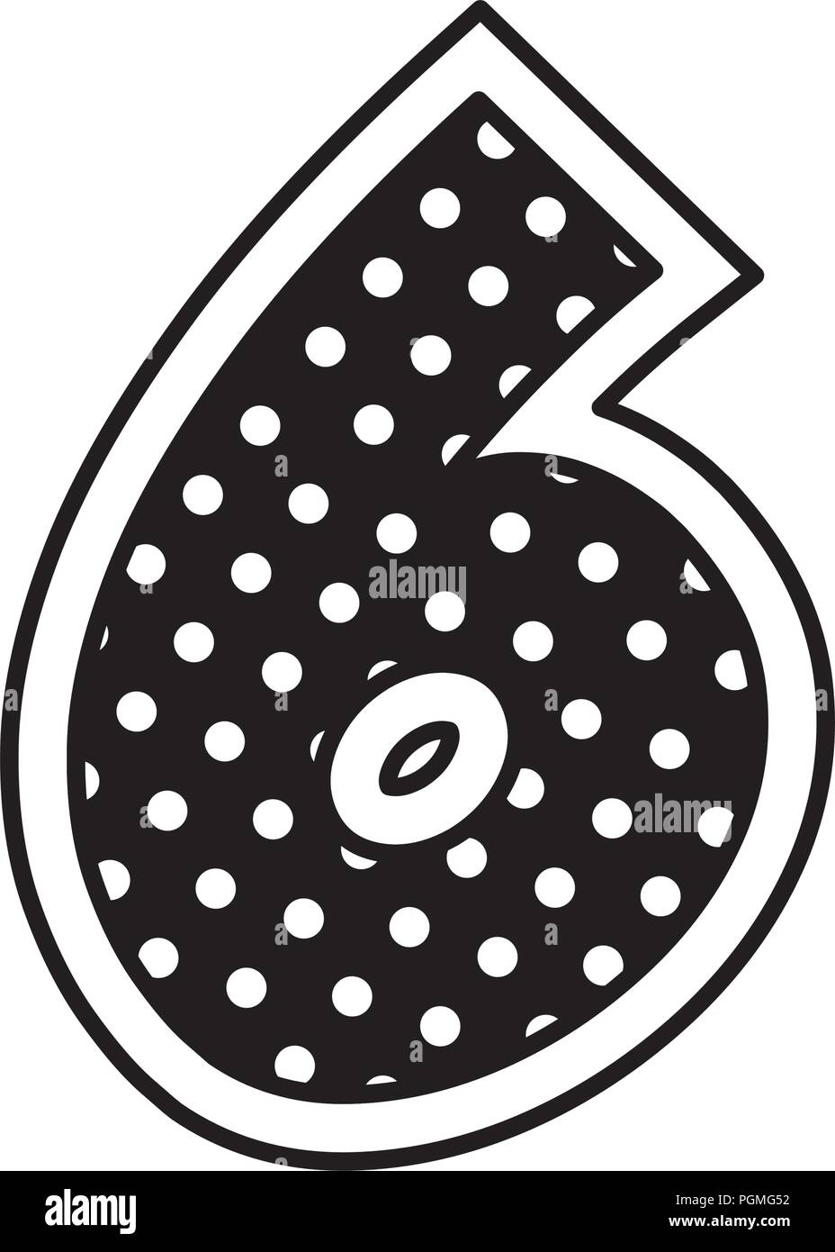 Digit 6 six Stock Vector Images - Alamy