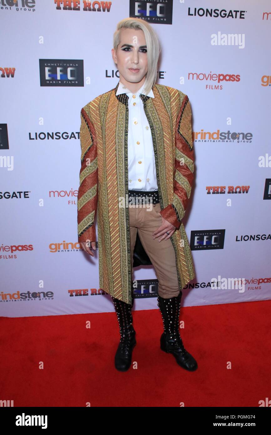 Film premiere of 'The Row' - Arrivals Featuring: Ricky Rebel Where: Los ...