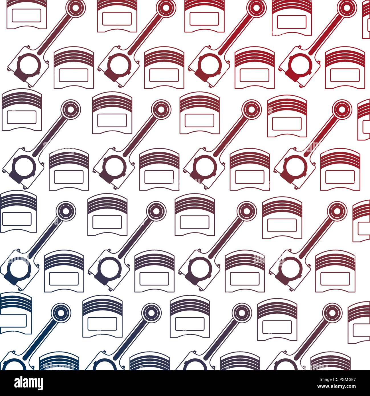 automotive industry pistons parts car pattern design Stock Vector Image ...