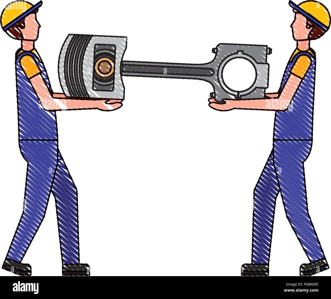 Motor mechanics Stock Vector Images - Alamy