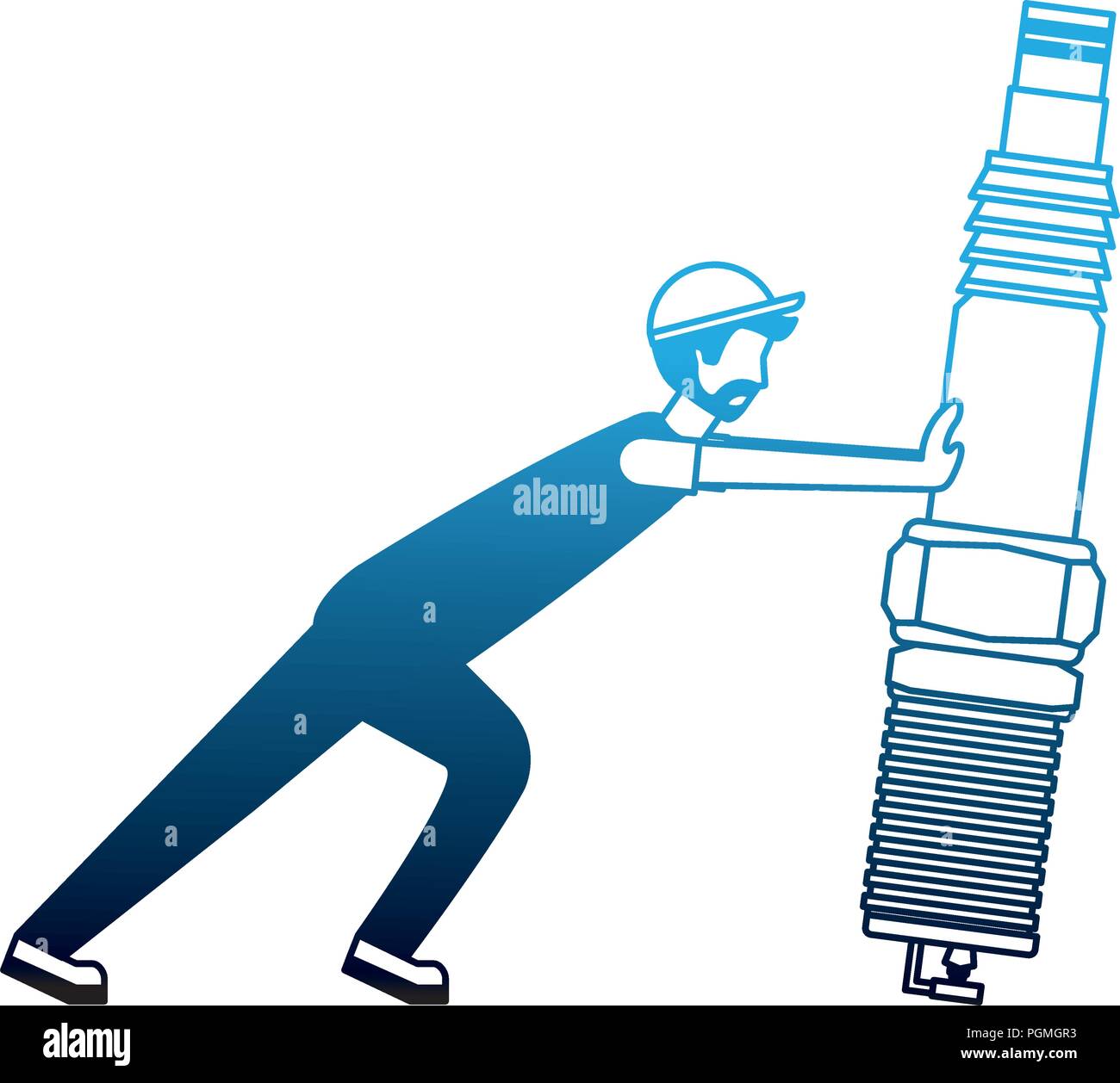 Big spark plug hi-res stock photography and images - Alamy